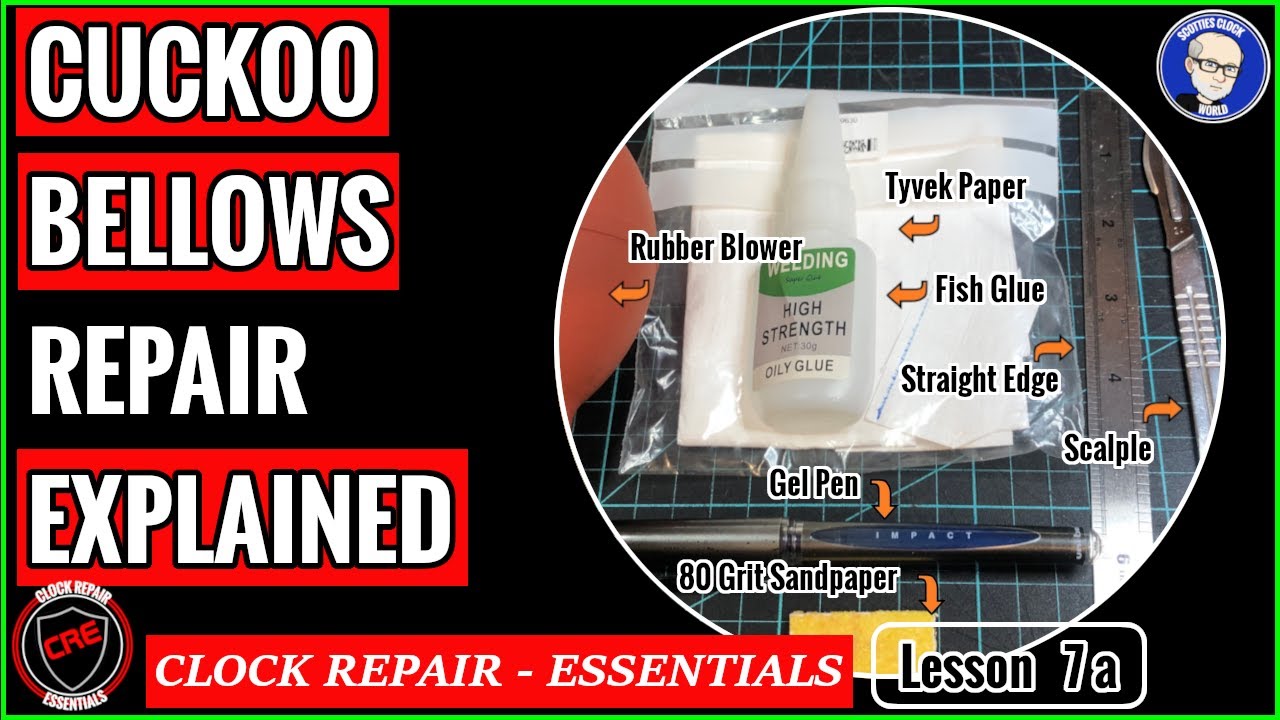 Cuckoo Bellows Repair Explained - Lesson 7a - YouTube