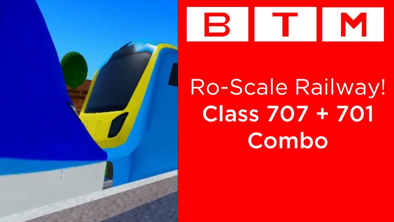 Ro Scale Railway! | Class 707 with Class 701 behind arriving at Penwick ...