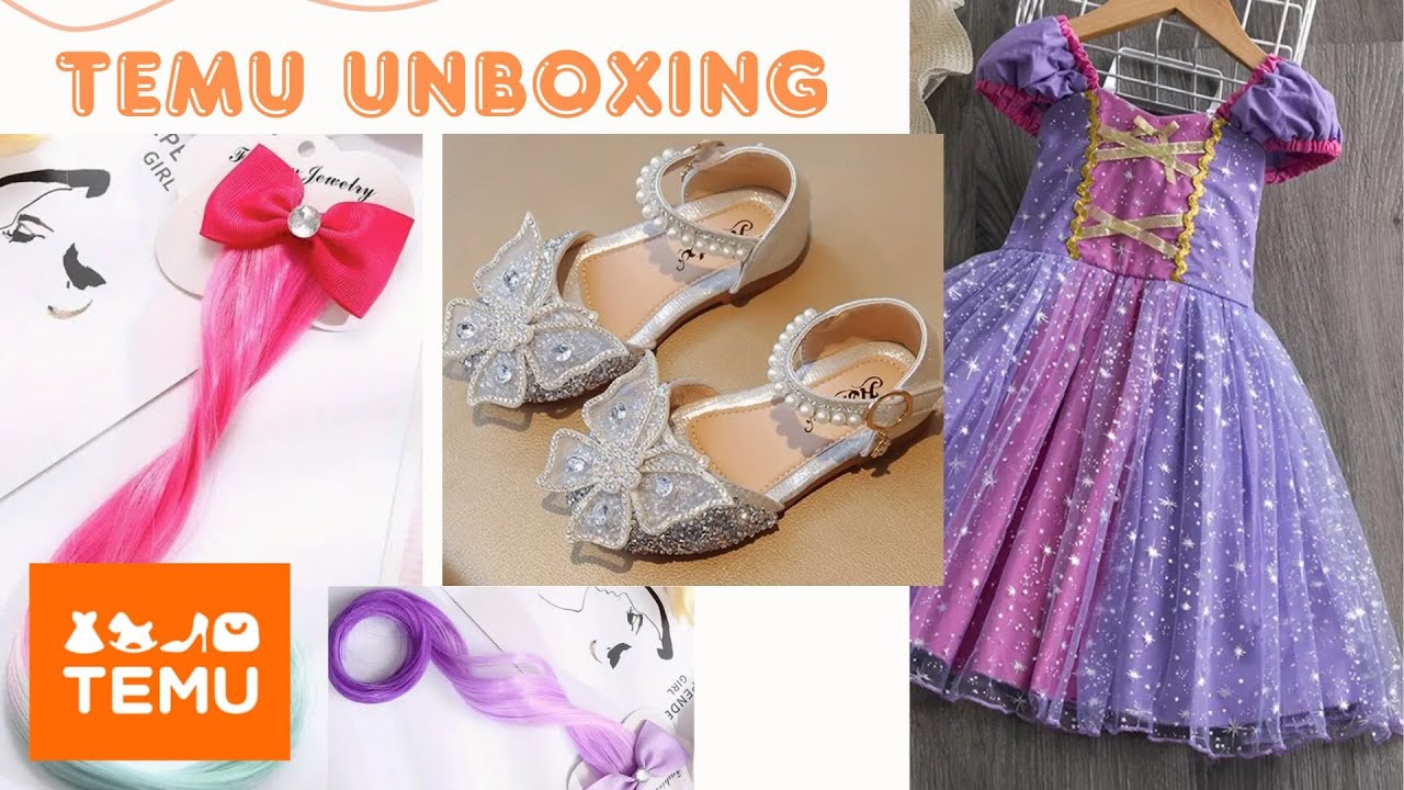TEMU unboxing children items | Fairy Tale Essentials for Princess 👑 ...