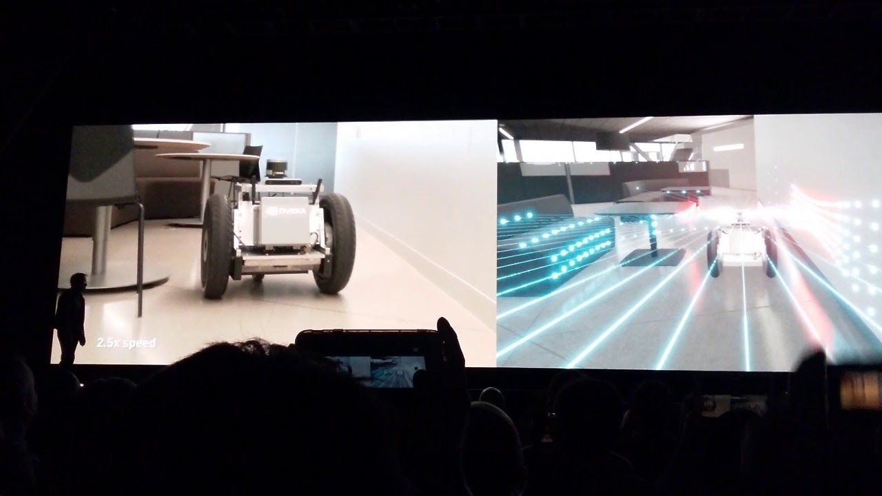 NVIDIA 2018 ISSAC robotics development platform - YouTube