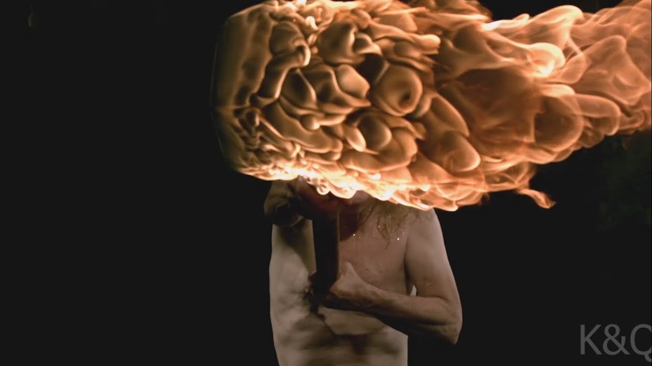 Burning Fire in a Slow Motion Effects - YouTube
