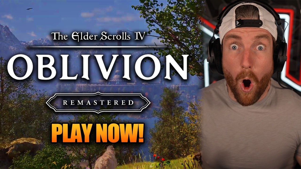 Elder Scrolls 4 Oblivion Remaster - LIVE NOW! (Inkslasher Reacts) - YouTube