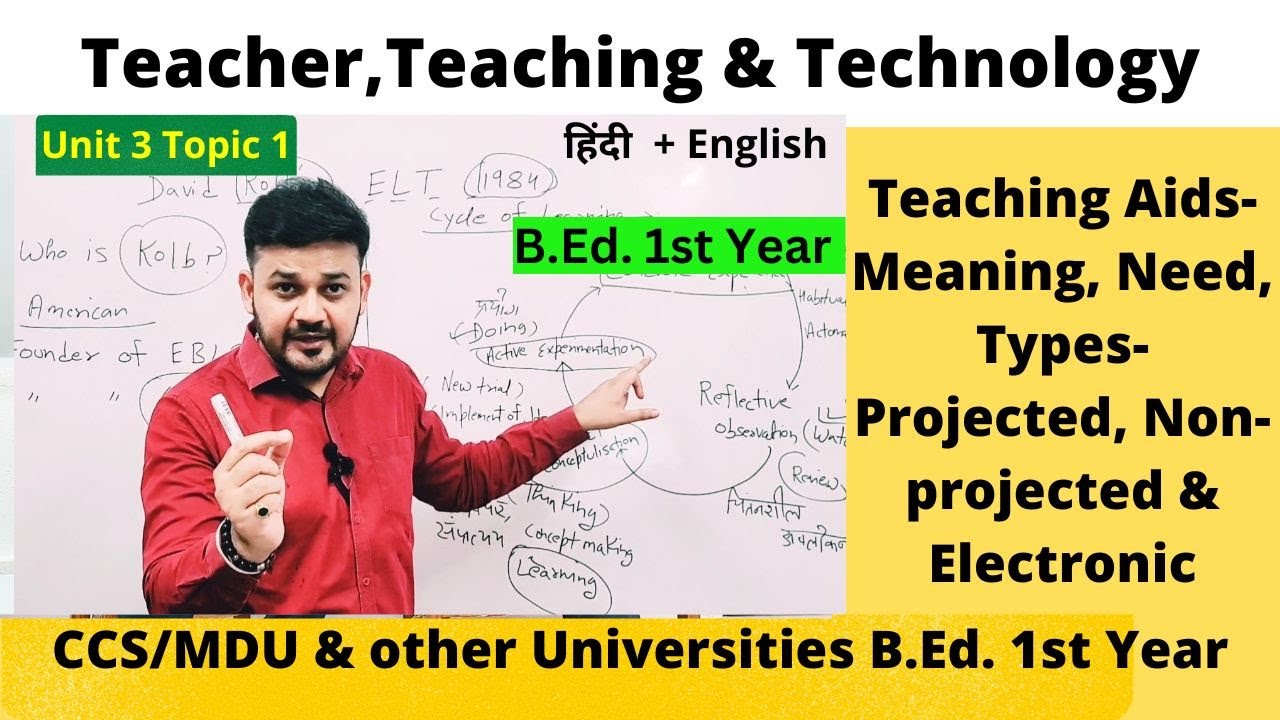 Teaching Aids||Meaning||Need||Types- Projected, Non-projected ||Teacher ...