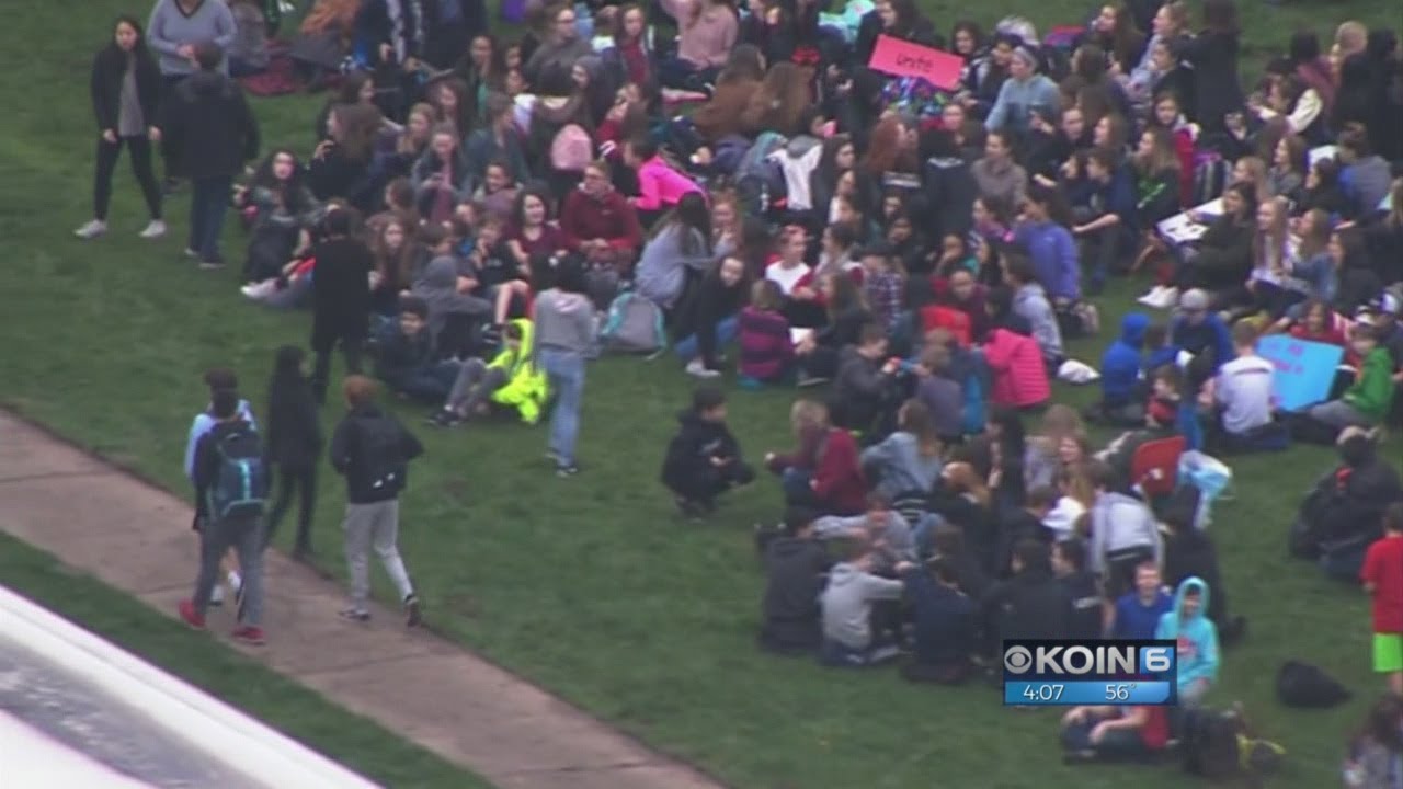 'It's not OK': LOJH students protest 'racial incident' - YouTube