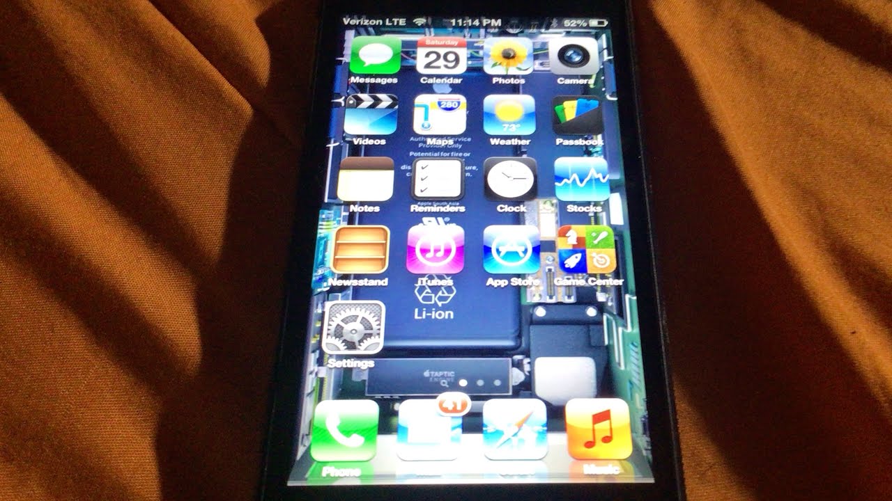 My Jailbroken iPhone 5 running iOS 6.0.2 - YouTube