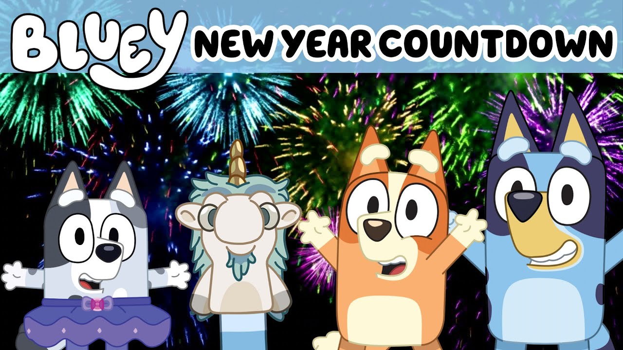 Bluey’s 60 Second New Year’s Countdown Timer for Kids! - YouTube