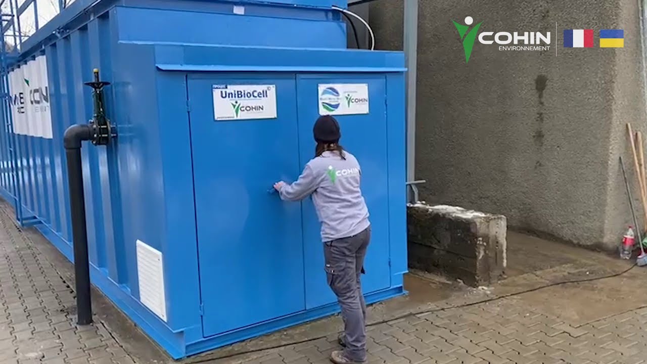 Container treatment plant | Urban wastewater - UKRAINE - YouTube