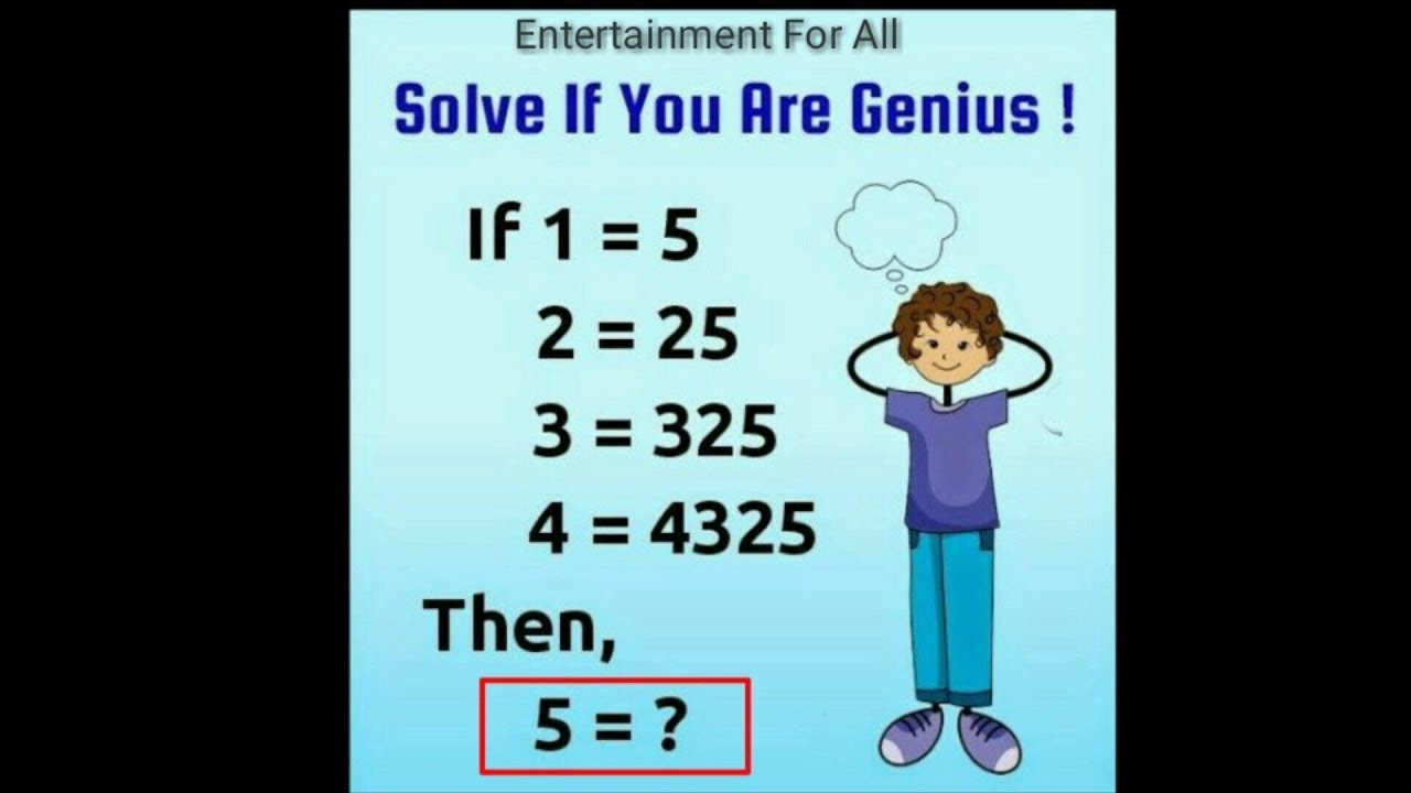 If you are Genius Solve This - YouTube