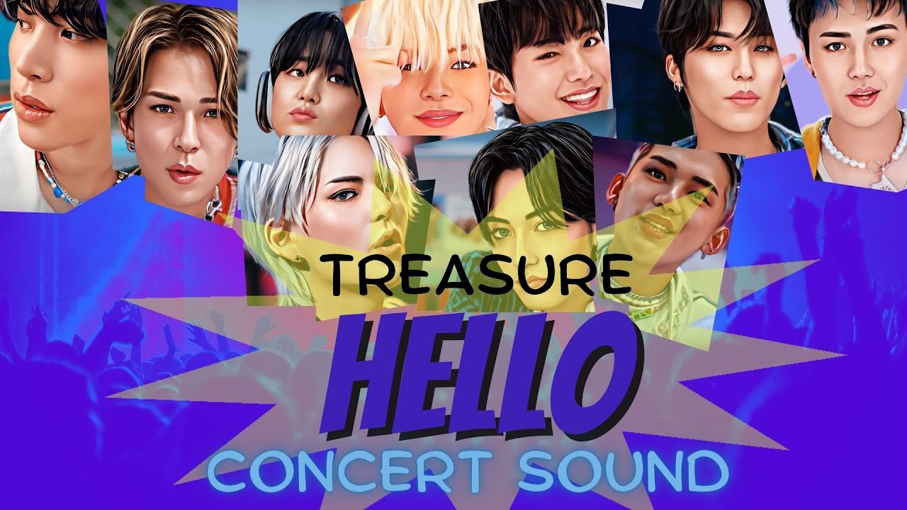 TREASURE | HELLO | Concert Sound - YouTube