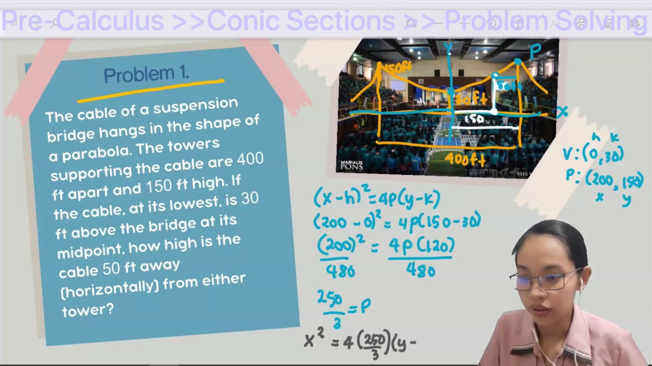 Problems involving Conic Sections - YouTube