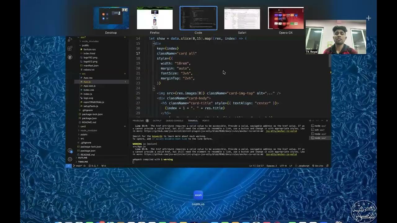 Fetch data from dummy json and use products api - YouTube