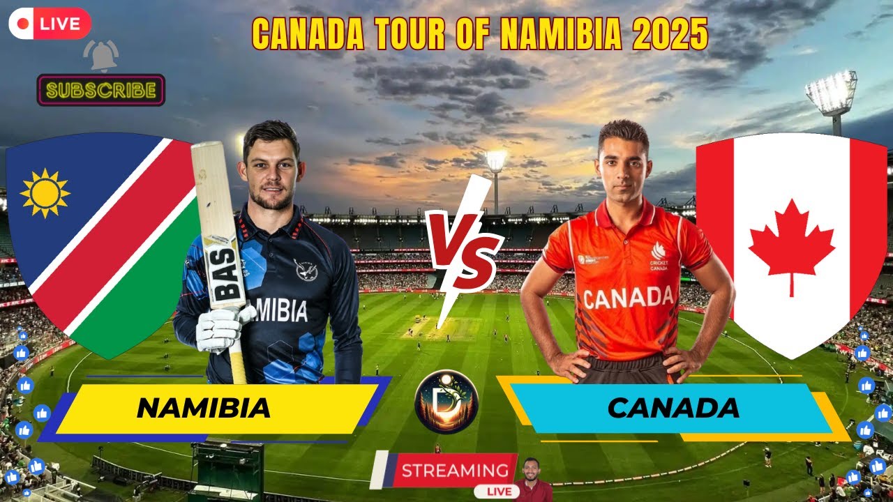 🔴Live Canada Vs Namibia - ICC Men's Cricket World Cup League 2 Match HD ...