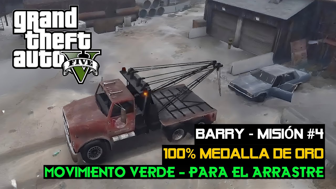 GTA 5 PS4 Barry Misión #5 Movimiento Verde - Para El Arrastre - 100% ...