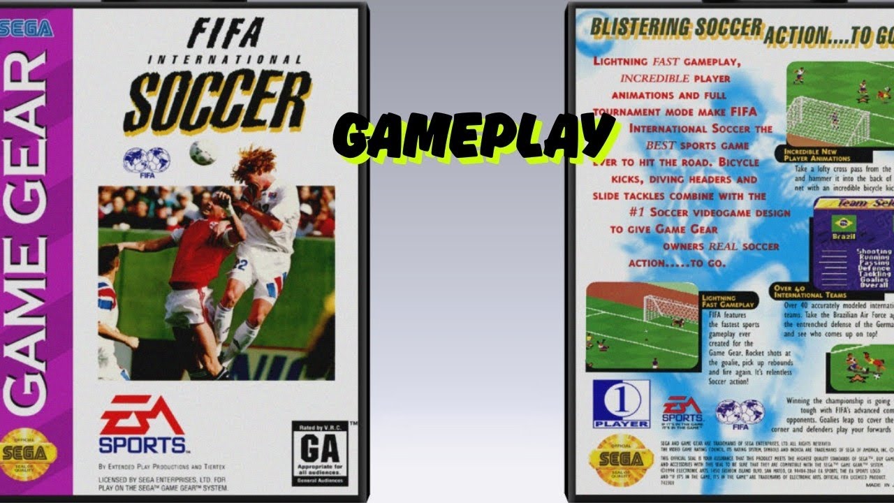 Fifa International Soccer (1993) | Sega Genesis | Gameplay - YouTube