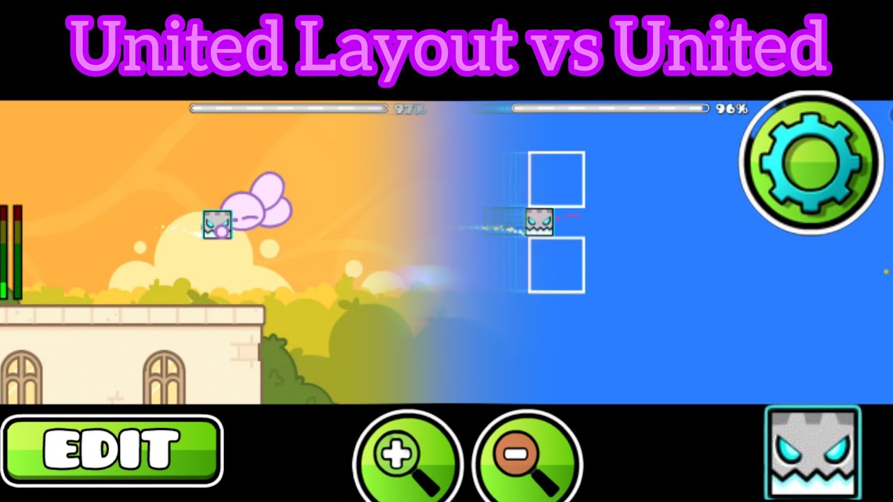 United Layout Geometry Dash By Thehypersonicgd (me) - YouTube
