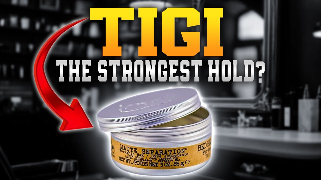 TIGI Bed Head Matte Wax| Men's Hair Review - YouTube