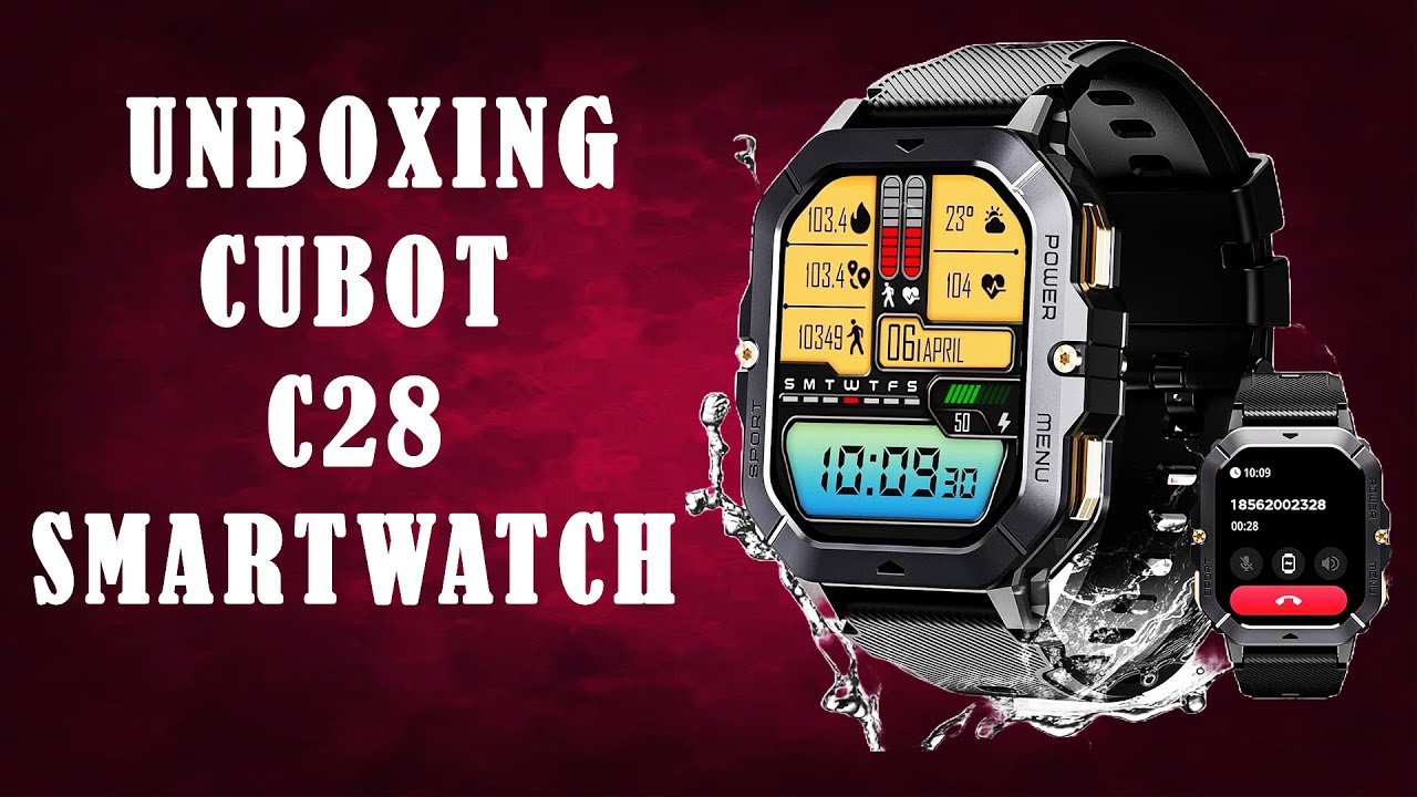 CUBOT C28 | Reloj Inteligente (Smartwatch) | 100 modos DEPORTIVOS META ...