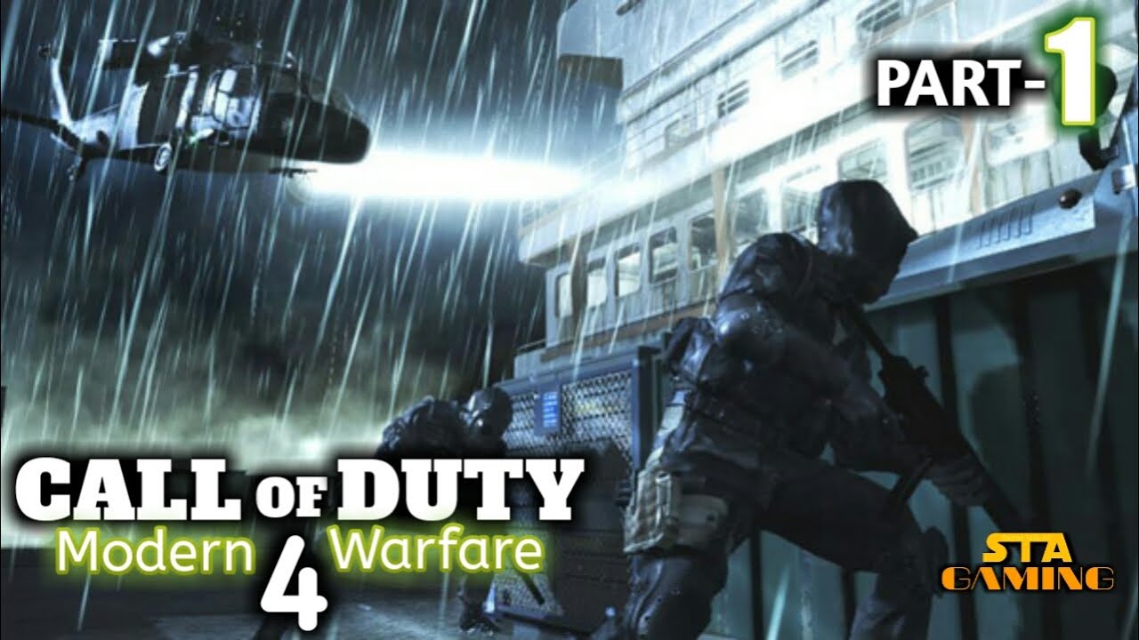 Call of Duty 4: Modern Warfare Gameplay Part 1 Walkthrough No ...