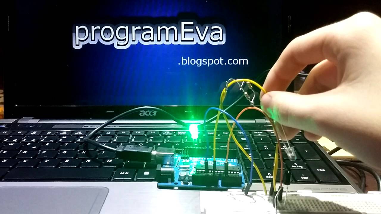 Emisor / Receptor infrarrojo controlado por Arduino - YouTube