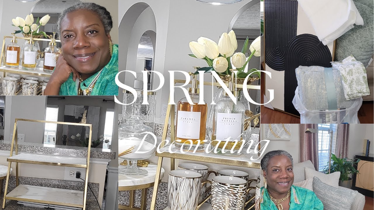 The Perfect Spring Coffee Bar ~ Spring Home Decor Haul - YouTube