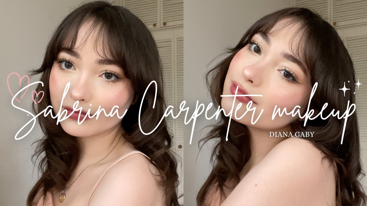 ⊹₊｡ Sabrina Carpenter Inspired Makeup Look 💘 🪩˚₊⊹ : tutorial - YouTube