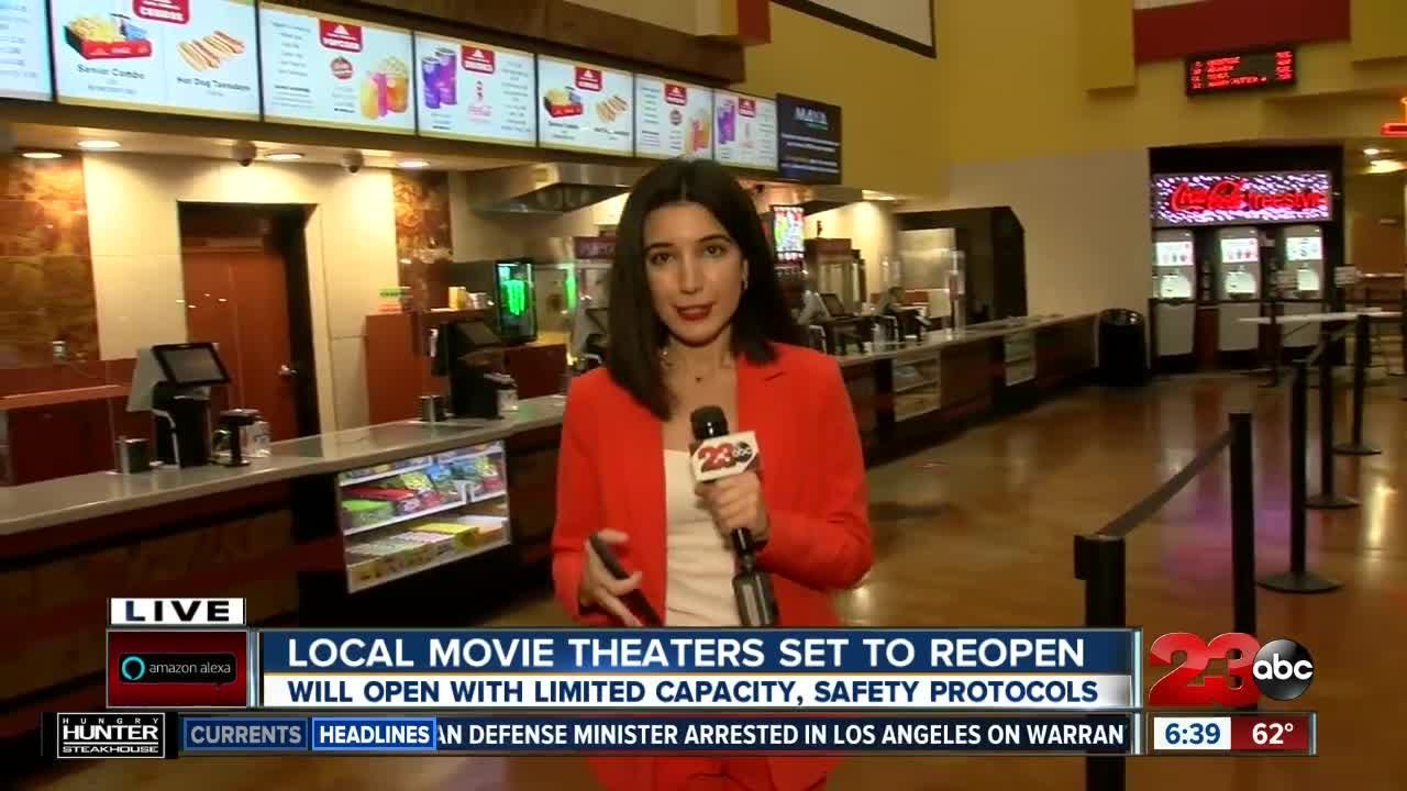 Local movie theaters set to reopen - YouTube