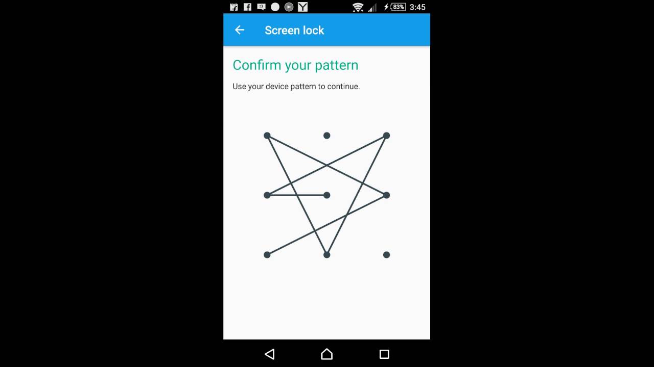 Star pattren lock for smart phone - YouTube