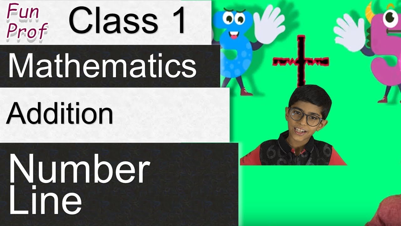 Addition on Number Line: Class 1 / Grade 1 - Kids-Teaching-Kids - YouTube