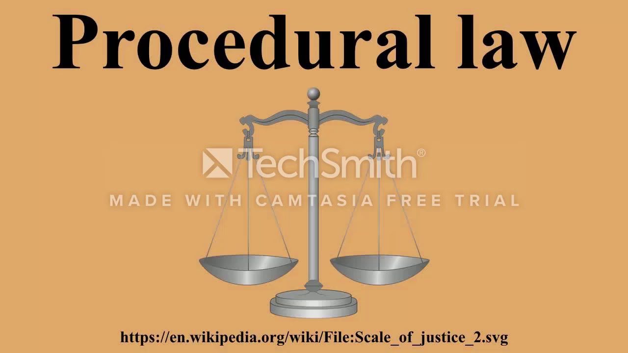 Procedural Law part-1 (कार्यविधि कानून) - YouTube