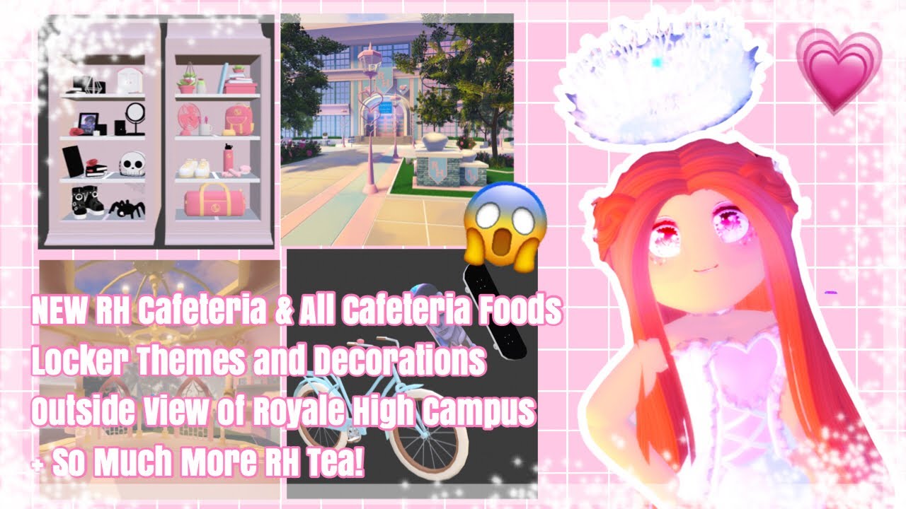 *NEW* RH Cafeteria + ALL Foods! Outdoor View of RH Campus! Locker ...