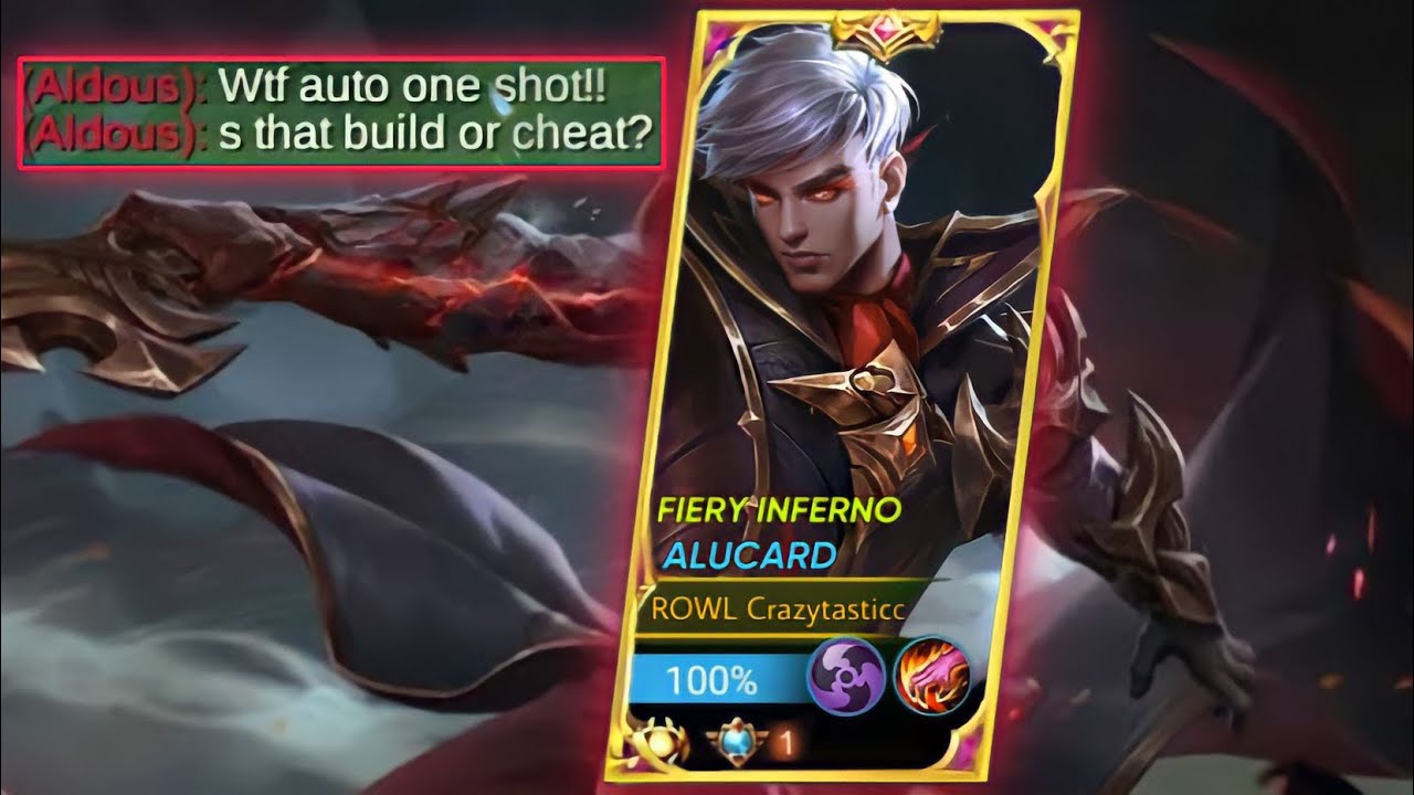 NEW FIERY INFERNO ALUCARD IS TOO OVERPOWERED!!😱| ENEMY THINK I USE ...