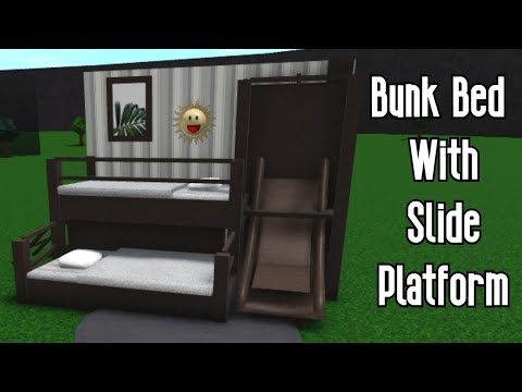 Bunk Bed with Slide Platform | Bloxburg - YouTube