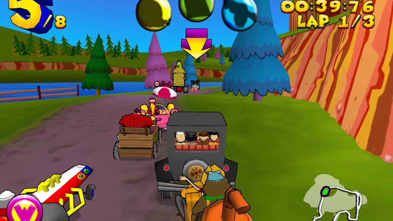 Wacky Races Demo - Sega Dreamcast (No Commentary) - YouTube