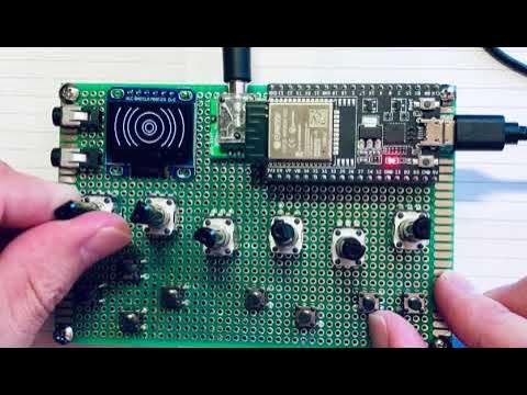 手作りシンセ_ドローンサウンド ESP32_synth_mozzi_drone_sound - YouTube