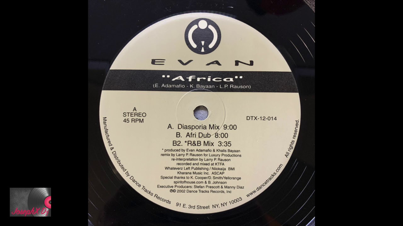 Evan ‎– Africa (Diasporia Mix) - YouTube