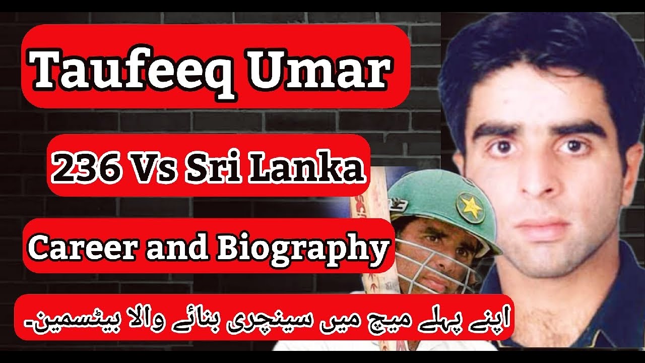 Taufeeq Umar The Star Crickterer Of Pakistan Biography and Career_Taufeeq Umar Batting and ...