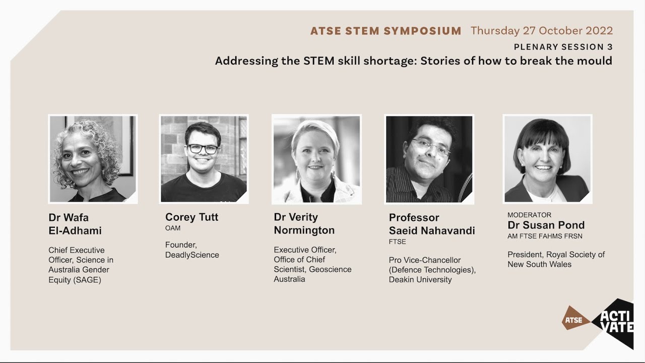 ATSE ACTIVATE Panel: Addressing the STEM skill shortage: stories ...
