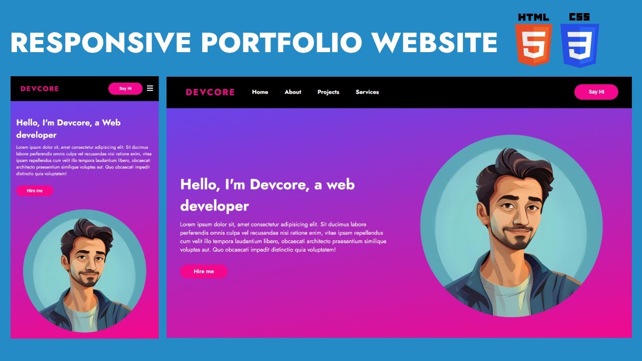 How To Build A Website Using Html And Css Step By Step Tutorial Youtube