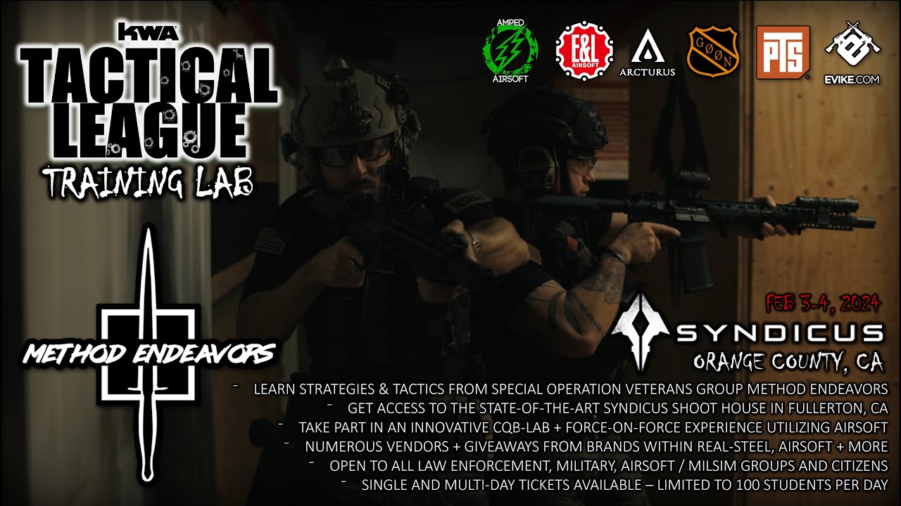 Method Endeavors Training CQB Using Airsoft - KWA Tactical League - Coming to SOCAL this FEB ...