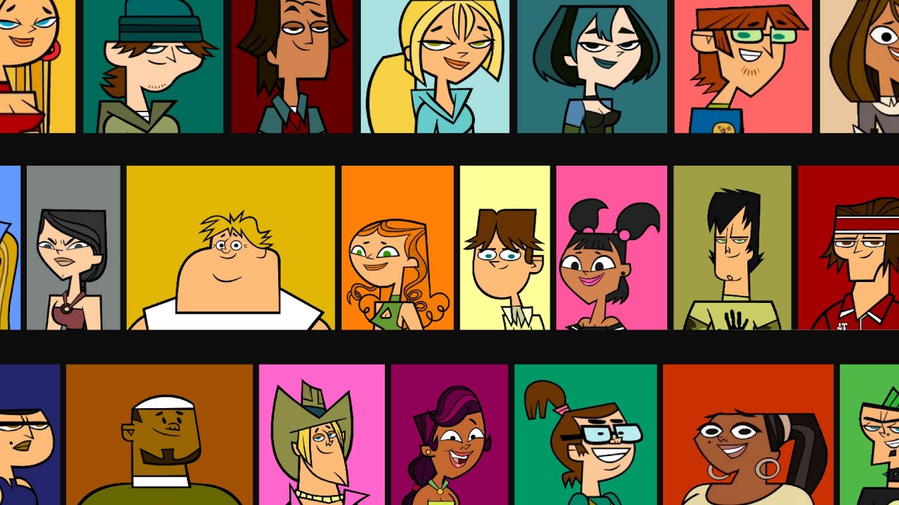 Total Drama - FULL Cast 6teen Style Intro - YouTube