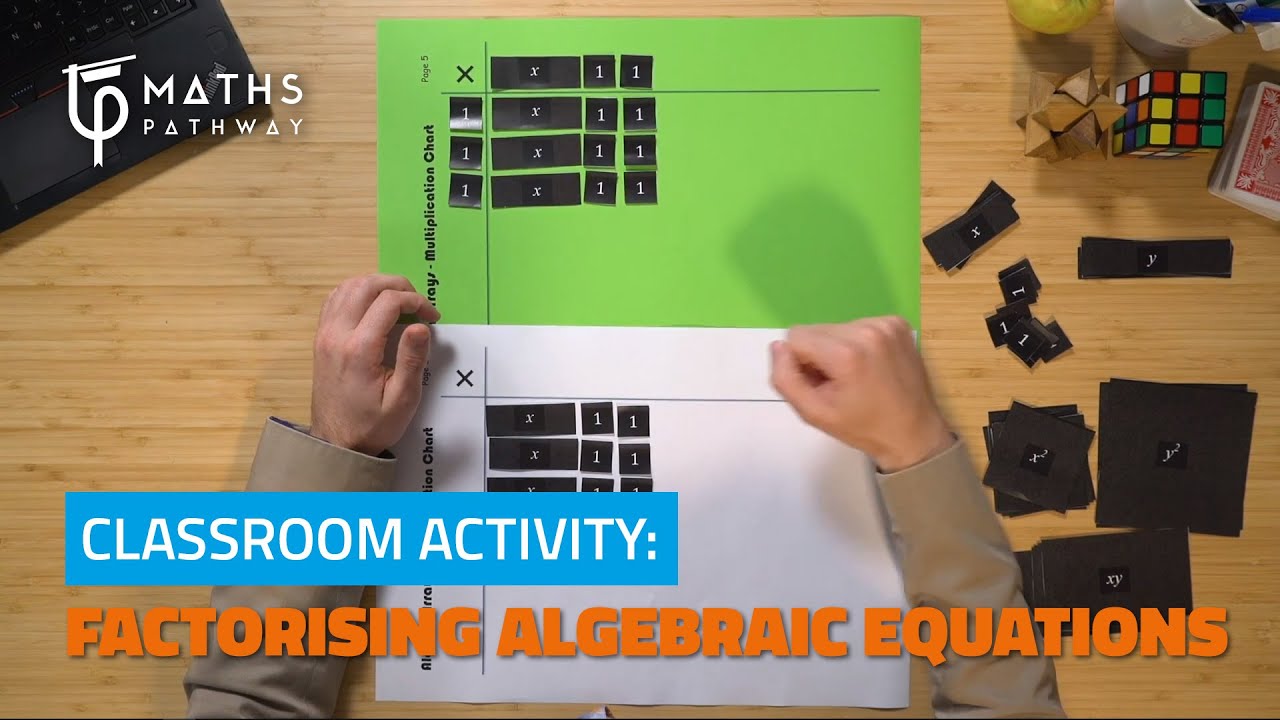 Factorising algebraic equations | Classroom activity - YouTube