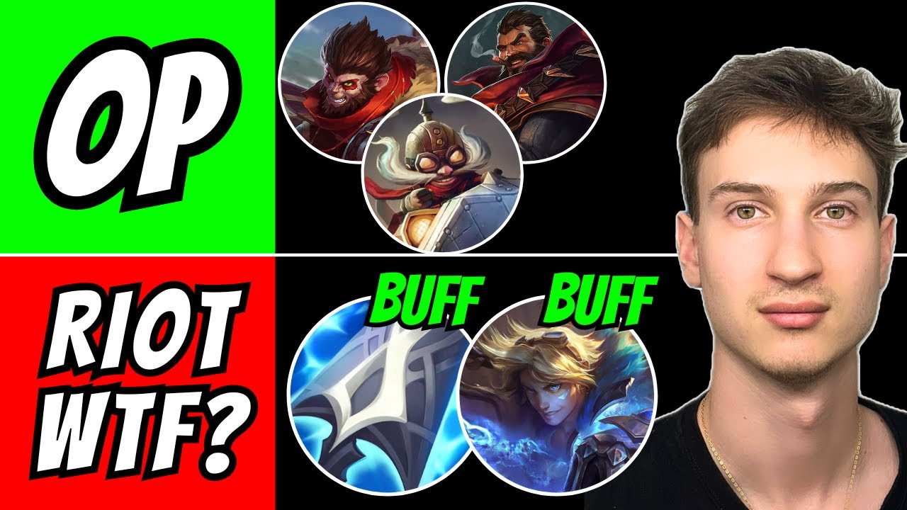 Wild Rift TIER LIST Patch 6.0d - YouTube