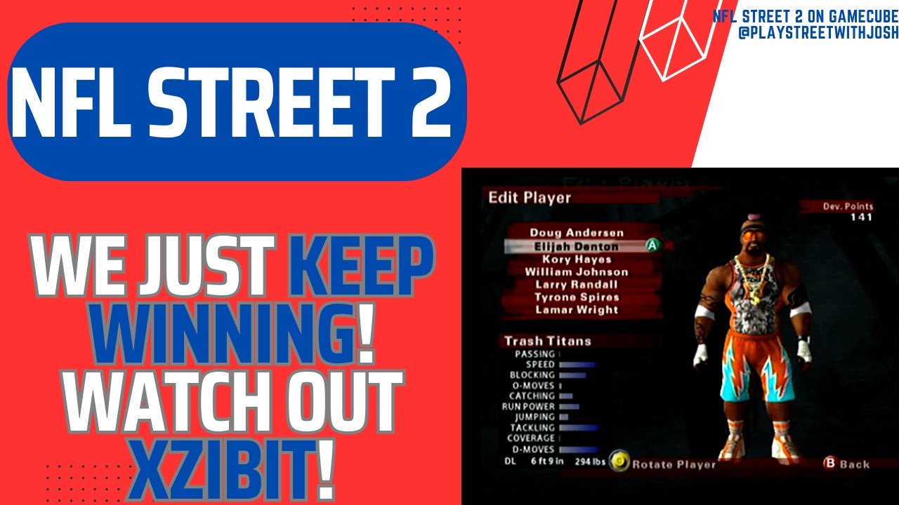 Hard Fought Game In NFL Street (OTC Part 16) - YouTube