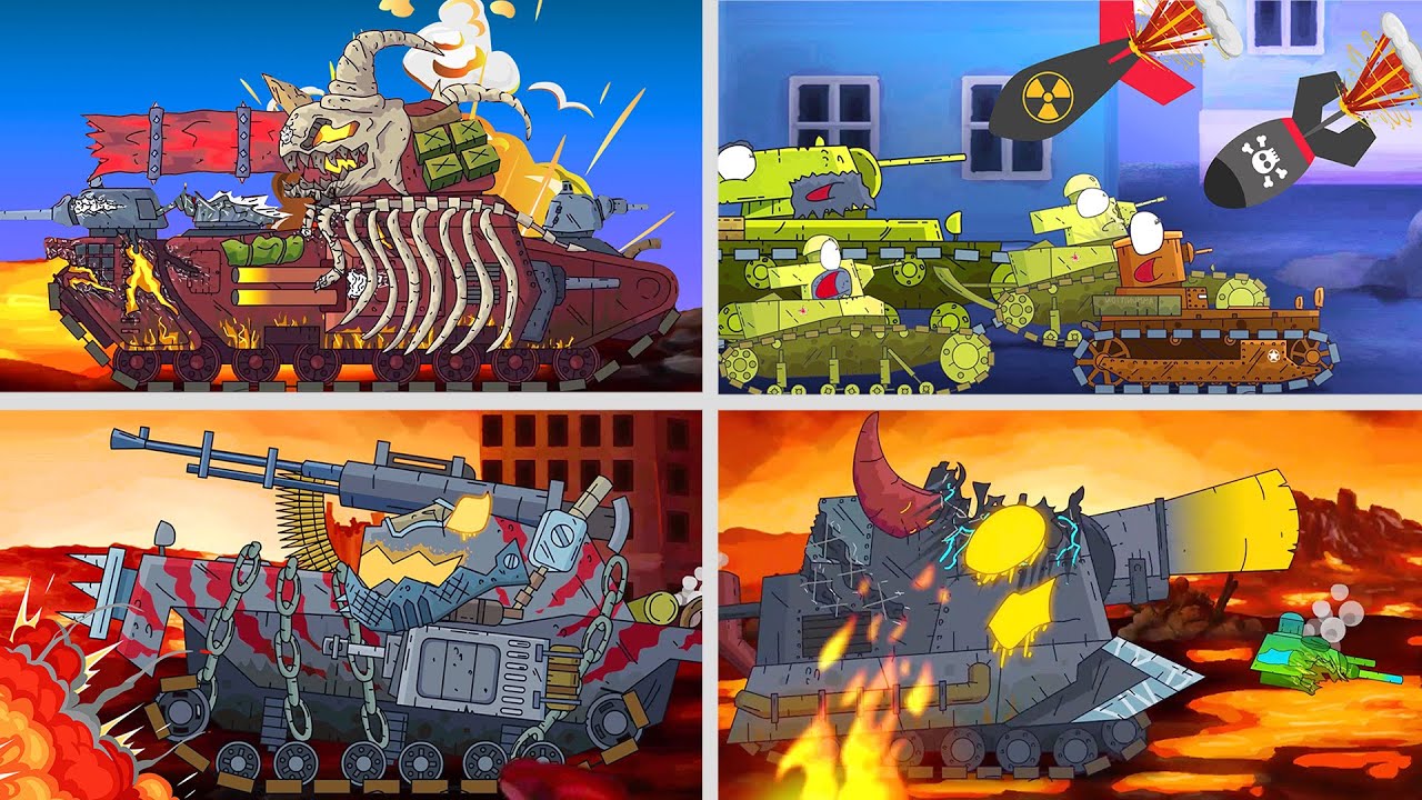 Dibujos animados sobre tanques 70 min. Mundo de tanques animados ...