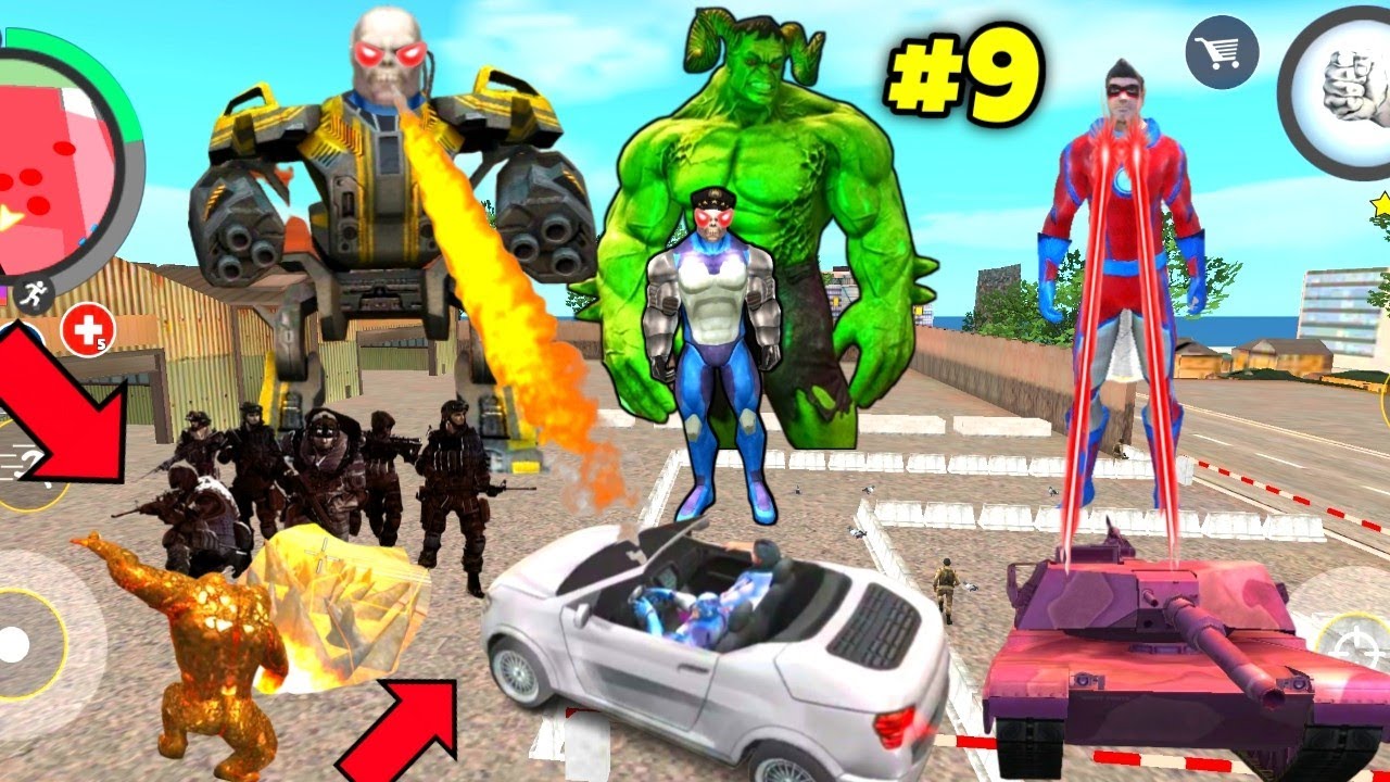 Evil Rope Hero Become Rope Hero | God Hulk Vs Evil Rope Hero | Part 9 ...