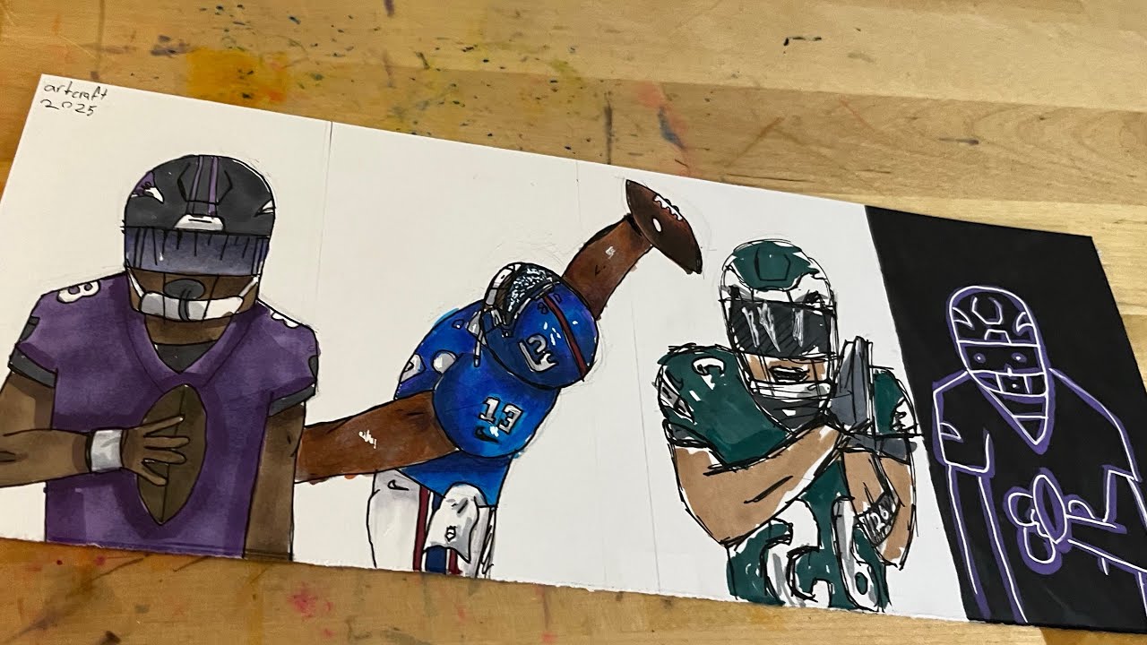 drawing the most entertaining NFL team - YouTube