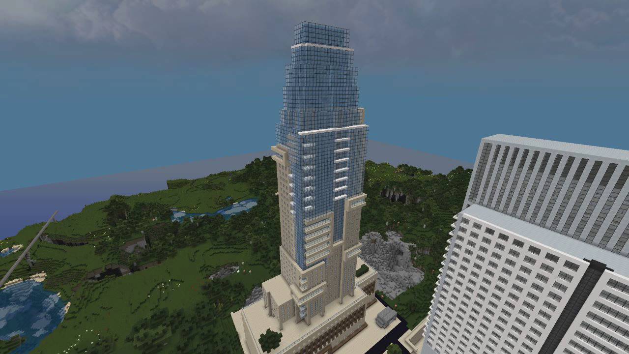 Minecraft - My New Building Base on 88 Scott Toronto Condo. Residences ...