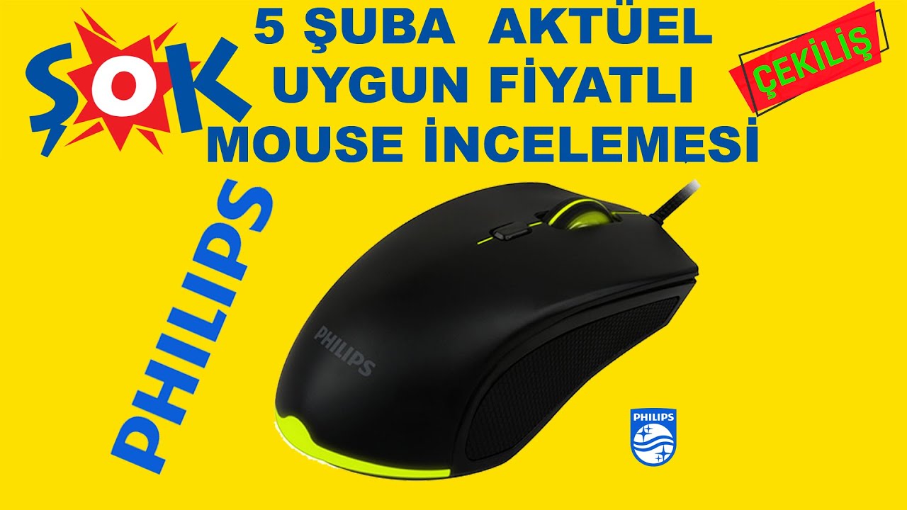 Uygun Fiyatlı Philips G404 Modelli Oyuncu Mouse İnceledim SPK9404 ŞOK ...