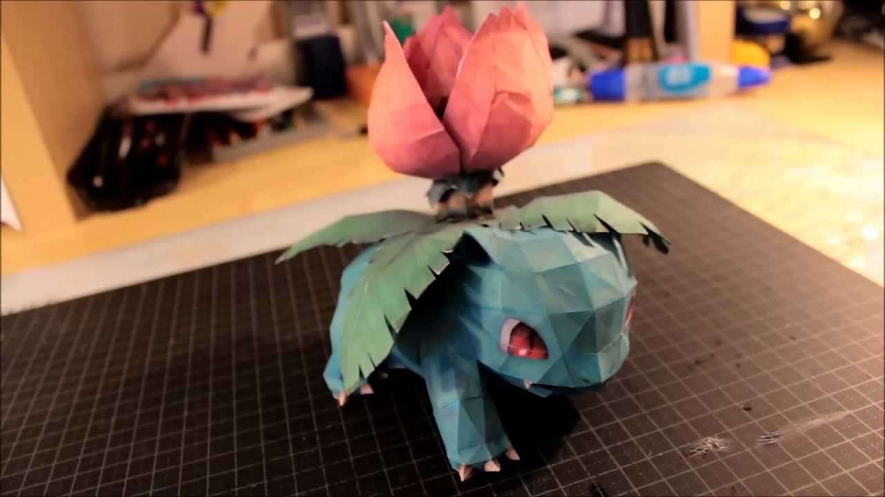 Papercraft "Ivasaur" Pokemon @robinjohansson3996