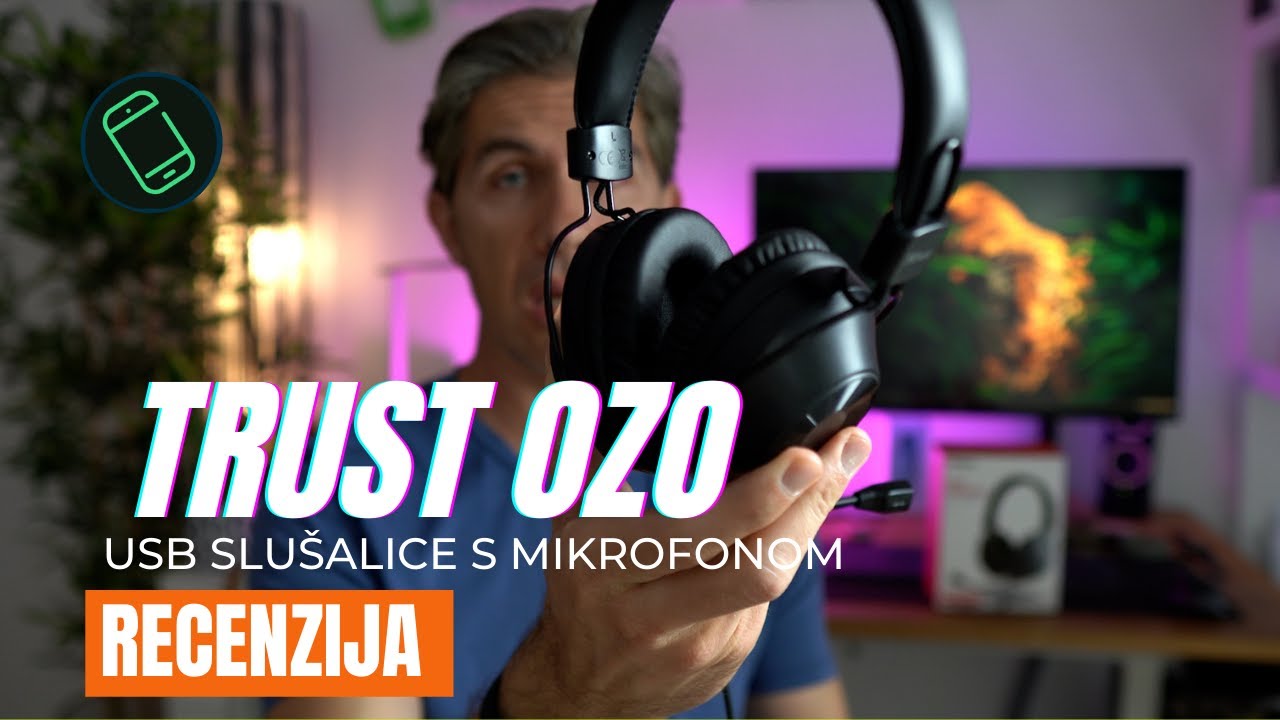 Trust OZO - USB slušalice s mikrofonom [Mini Recenzija] - YouTube